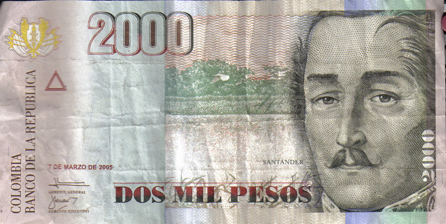 Peso colombien - monnaie – Drapeaux du monde