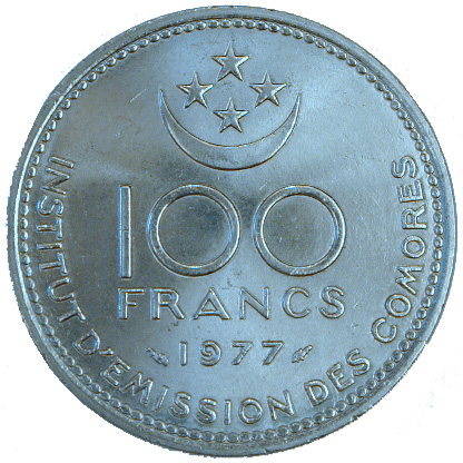 Franc comorien - monnaie – Drapeaux du monde