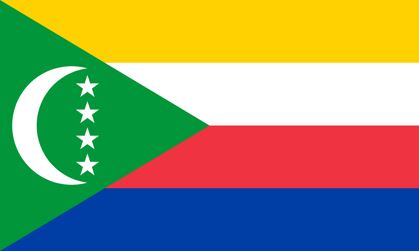 Drapeau des Comores | Drapeauxdespays.fr